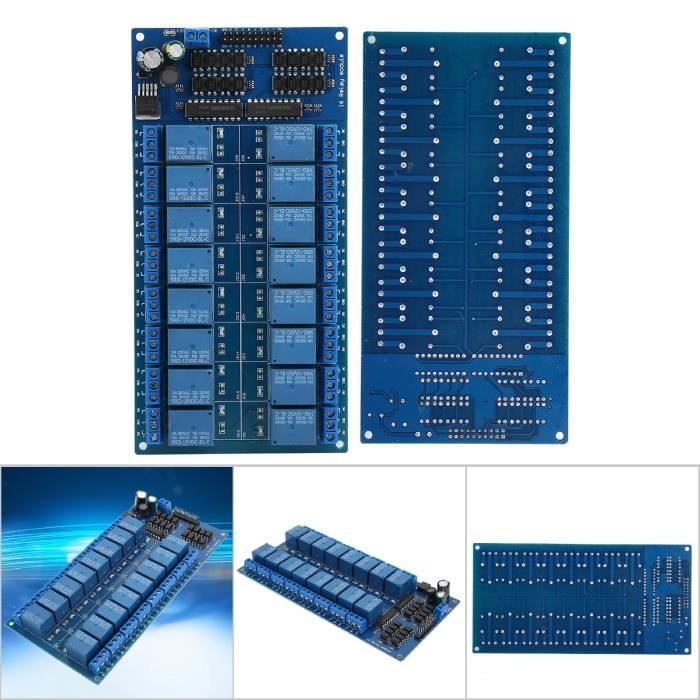 LAN Module Plc 5Vcarte Relais Carte D'Interrupteur Commande Io 16 ...