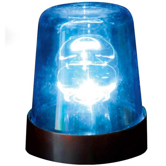 Lampe Gyrophare - Grand modèle 18 cm - bleu - Cdiscount Maison