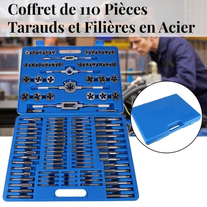 Ensemble de tarauds et matrices pour outil de taraudage, pour maintenir fermement le taraud sur ...