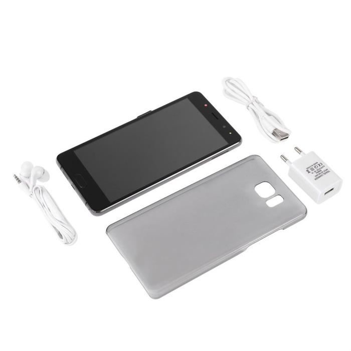 6 pouces MTK6580 Smartphone téléphone portable pour Android S8 Dual Sim ...