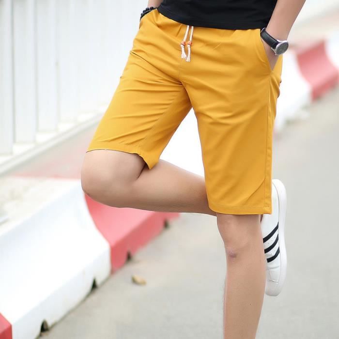 Short,Short cargo décontracté pour homme,short cargo uni,short cargo ...