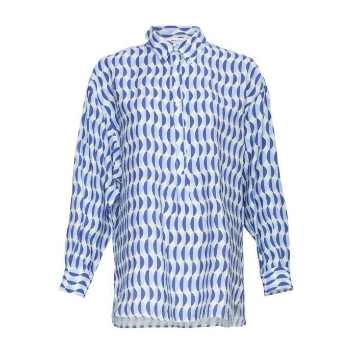 Chemisier femme Moss Copenhagen Maretha Taila AOP - sterling blue d - S ...