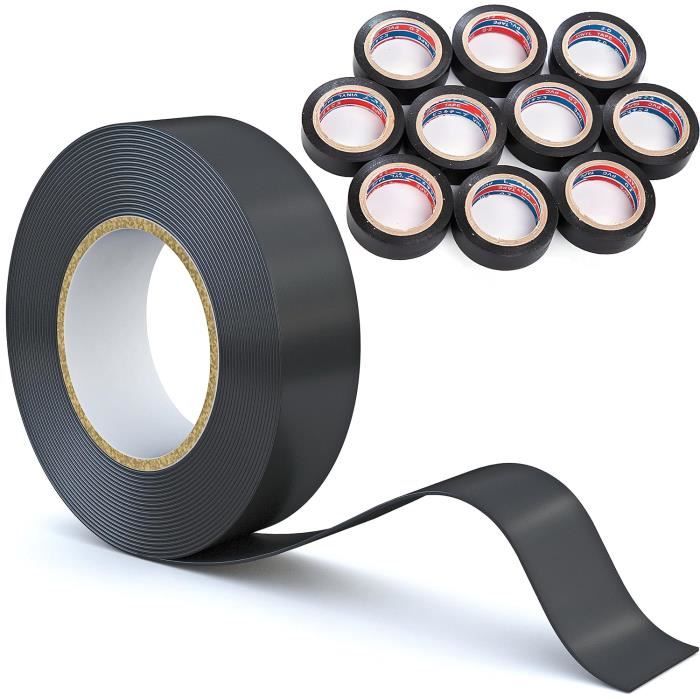 Lot De 10 Rubans Isolants Imperméables, Ruban Adhésif Isolant ...