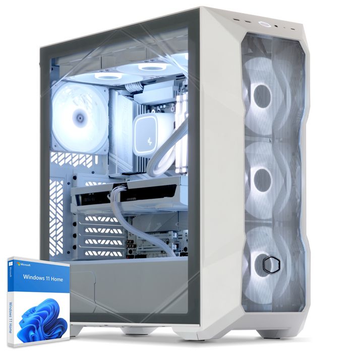 Sedatech PC Gamer Advanced Watercooling White Case • AMD Ryzen 7 9800X3D • RTX4060Ti • 32Go DDR5 ...
