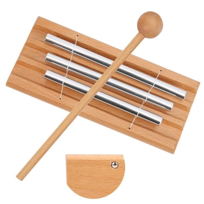 BEL-7643669867817-Carillon À Vent Pour Enfants 3 Pôles Instrument À ...