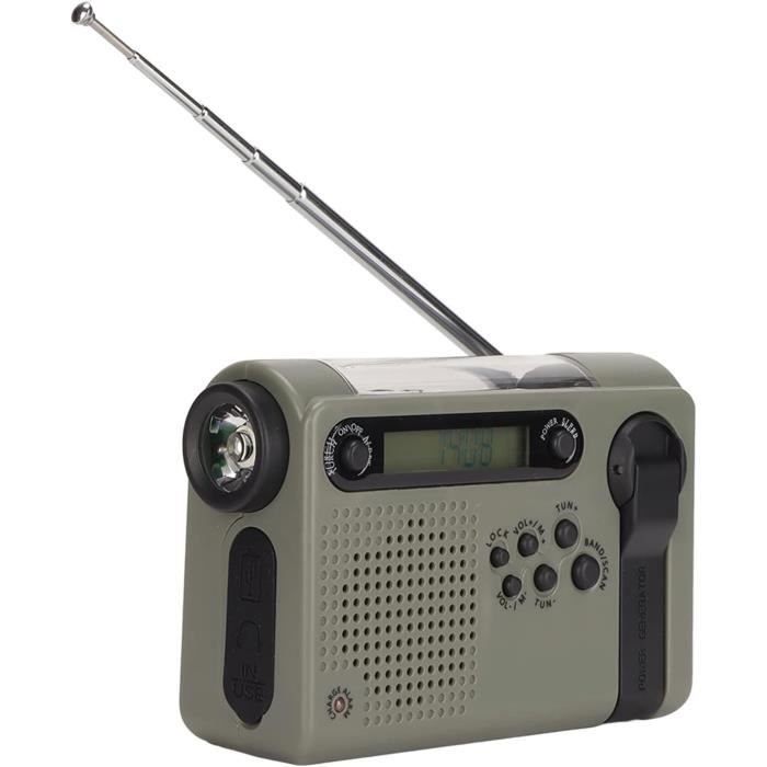 Radio Portable, Radio D'Urgence D'Alarme Sos, Mini Radio De Poche À ...