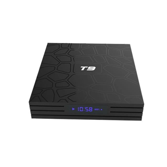 Décodeur T9 Internet TV - Android 9.0 Octa Core Dual Band WIFI + BT TV ...
