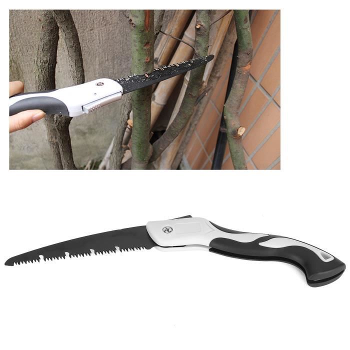 Lame de scie pliante - ZJCHAO - 40 cm - Acier SK5 - Conception pliable - Sciage de jardin ...