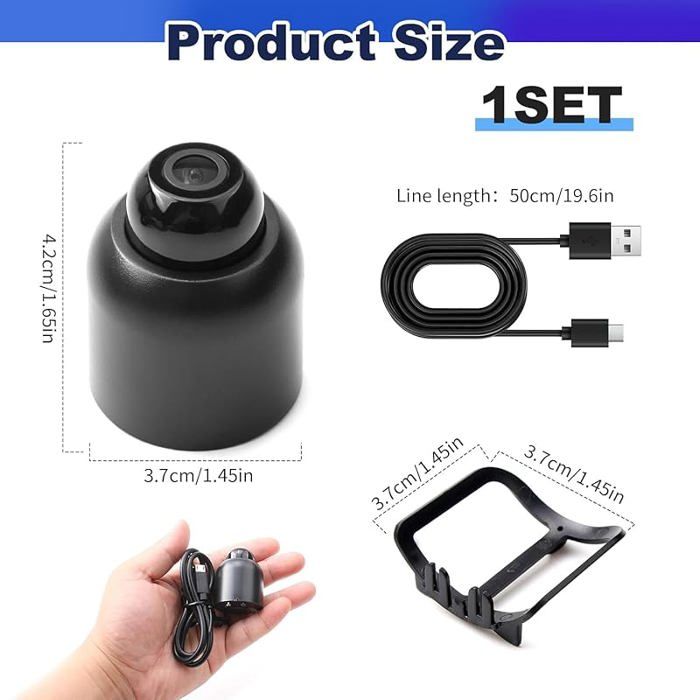 Mini Camera sans Fil Invisible 1080P avec Vision Nocturne Caméra ...