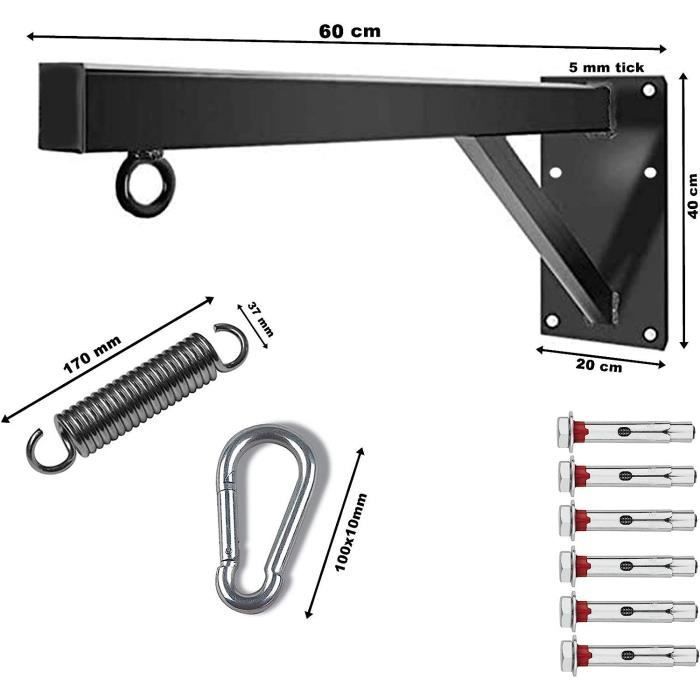 Fixations Murales Et Crochets De Sac Boxe - Support Crochet Mural ...