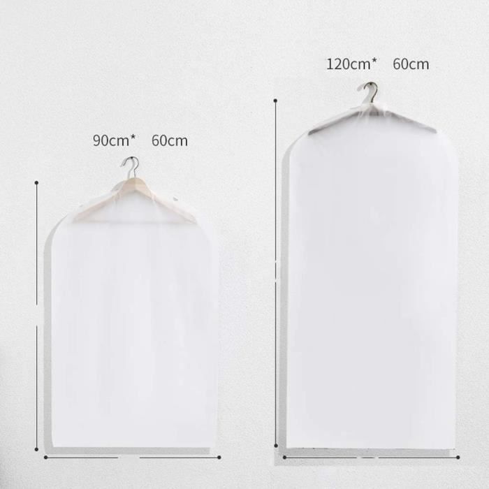 Dust Cover, Garde-Robe Transparente Ménage Hanging Vêtements Poussière ...
