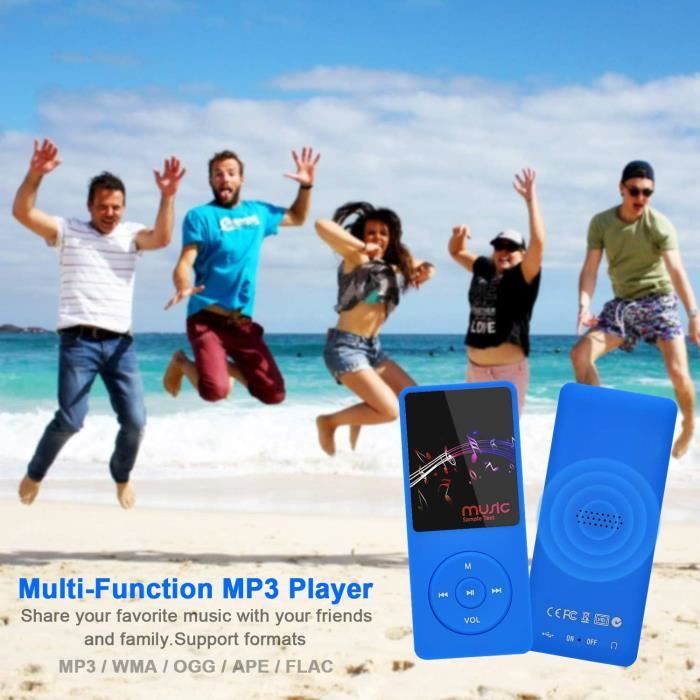 Slim Music Player 8 Gb Portable Sans Perte De Qualité Sonore Mp3 70 ...