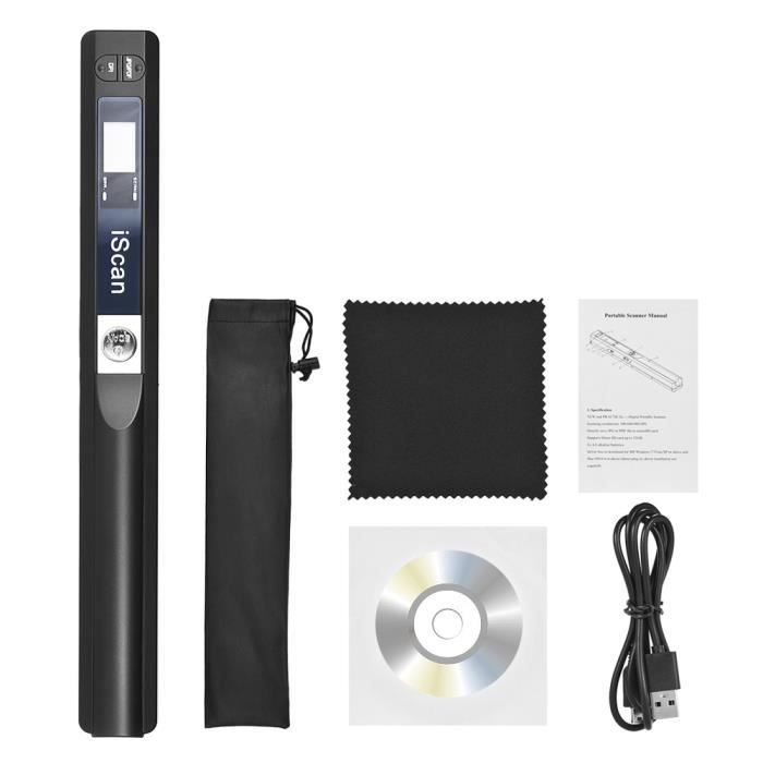 Portable Sans fil HD Document et Images Scanner A4 Taille 900DPI JPG ...