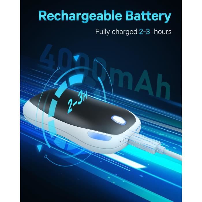 Chauffe Mains Rechargeable, PHEJIE Chaufferette Main Reutilisable USB ...