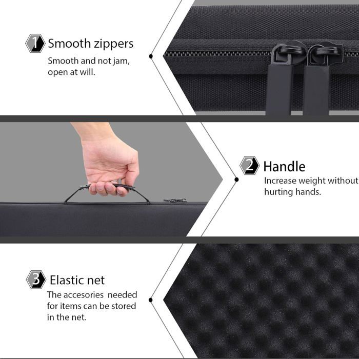 Étui de Voyage - Logitech MK470 - EVA Noir - Fermeture Zippée - Cdiscount