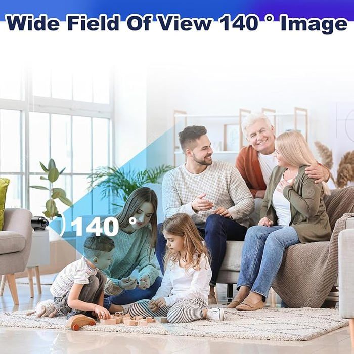 Mini Camera sans Fil Invisible 1080P avec Vision Nocturne Caméra ...