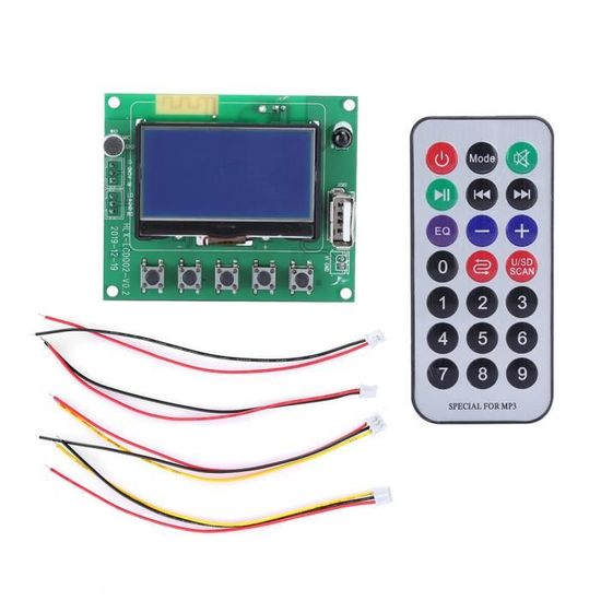 Décodeur MP3 décodeur, montage MP3 carte de décodeur Bluetooth paroles ...