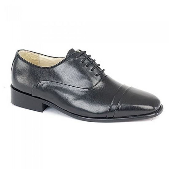 Chaussures de ville en cuir pour homme Montecatini - Noir Noir ...