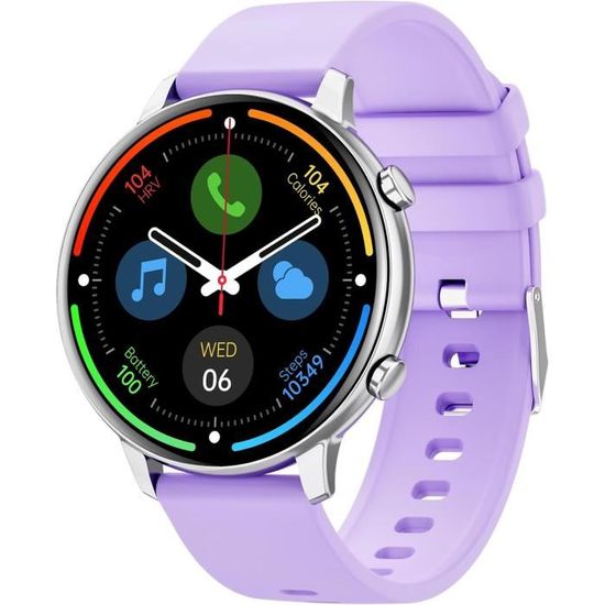 Montre Connectée Homme Femme 1.39" Smartwatch Avec Podometre, Moniteur ...