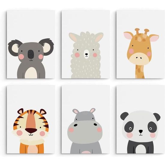 Tableau Enfant Mural Deco - Poster Decoration Chambre - Deco Fille ...