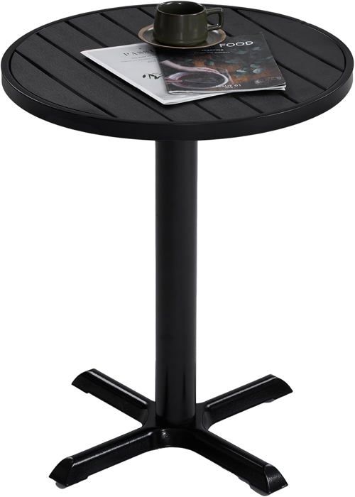 Mingone Table de Jardin Ronde 60cm Tables de Bistrot Exterieur Petite ...