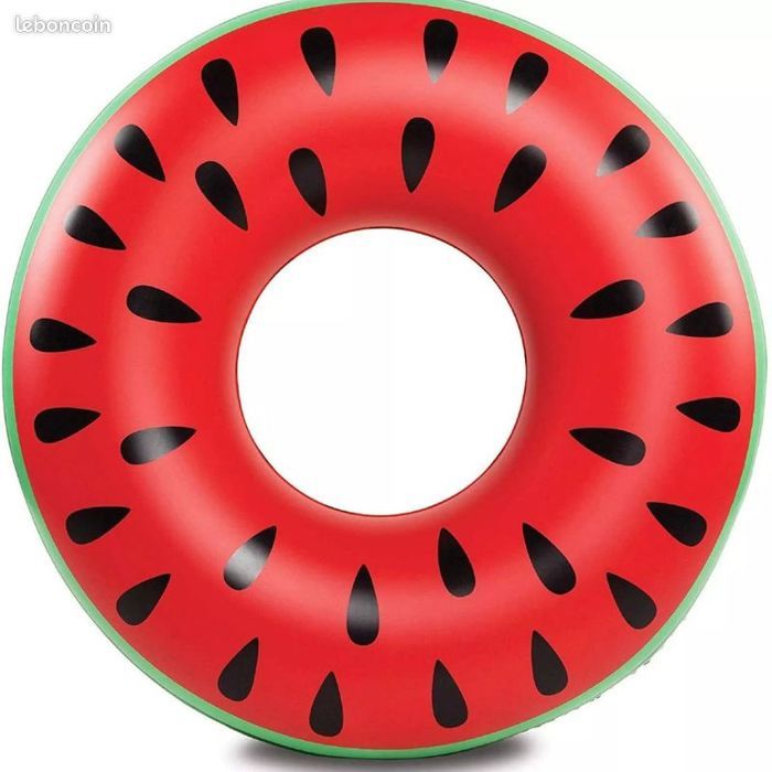 Bouée Gonflable Géante Forme Pastèque 80 cm Multicolore pour Enfants et ...