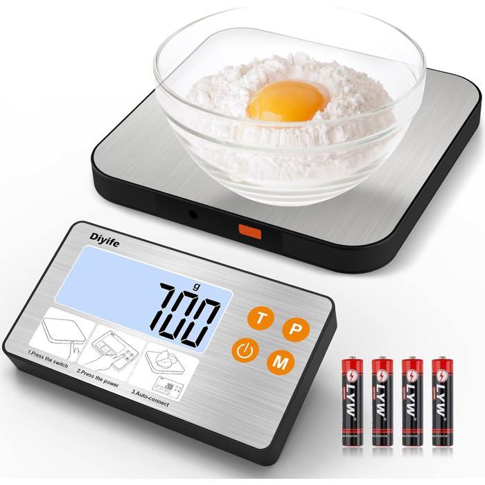 Balance de cuisine numérique - ZSONIX - 15 kg - Affichage indépendant ...