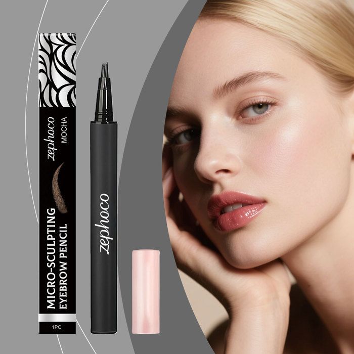 Mocha-colored eyebrow pencil. Silky smooth tip, natural color payoff ...