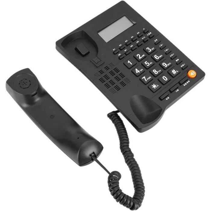 Téléphone Fixe, Téléphone Filaire Professionnel Dtmf-Fsk Avec ...