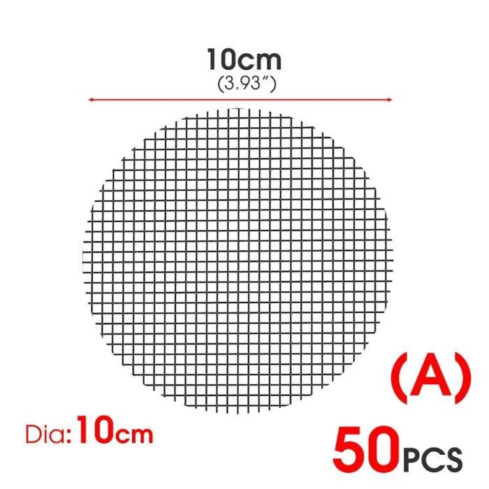 Un x 50 pièces-10 cm - Tampon rond en maille pour trou de pot de fleur ...