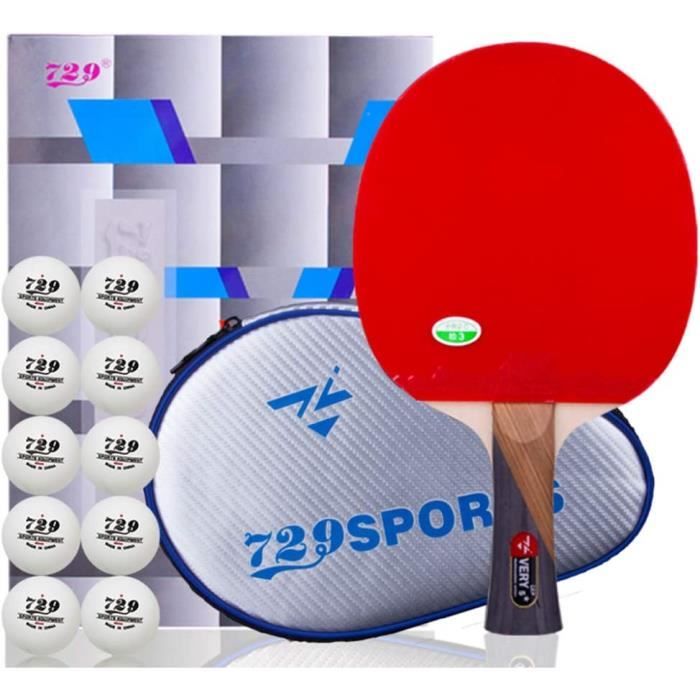 6 Etoiles Sport Raquette de Ping Pong, Professionnel Table Tennis Bat ...