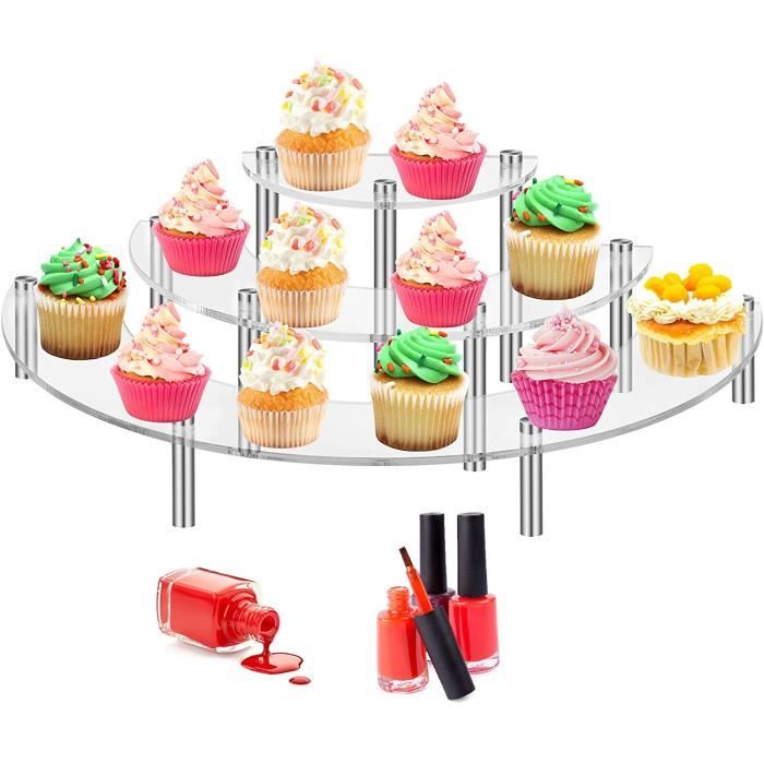 Présentoirs à gâteau Support de Gâteau 3 Niveaux Risers de Gateau en ...