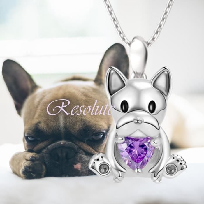 Bouledogue - Mignon Dessin Animé Axolotl Coeur Strass Pendentif Collier ...