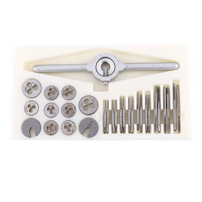 Outil de filetage, filière à vis de taraudage manuelle, 30 pièces ...