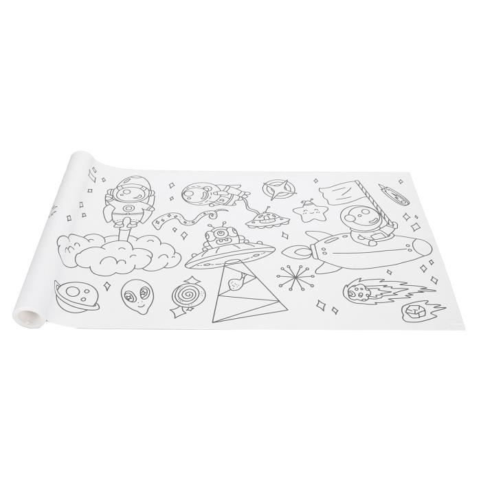 Rouleau de papier à colorier - DIO - Thème Spaceman - Matériau SR ...