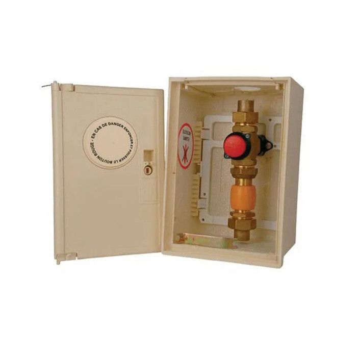 Coffret de coupure coup de poing et signalisation, Cuivre 28 mm ...