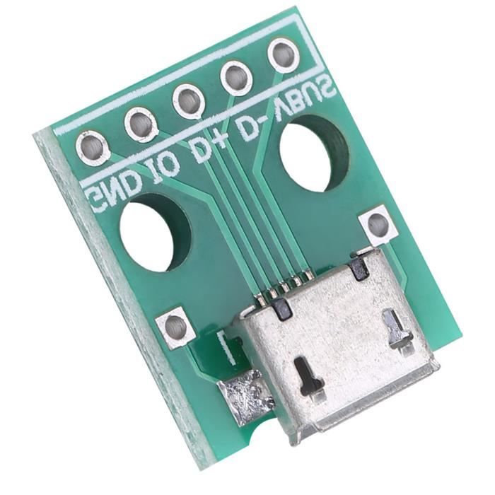 Adaptateur Micro USB - HURRISE - 10 pièces - Prise femelle Micro USB ...