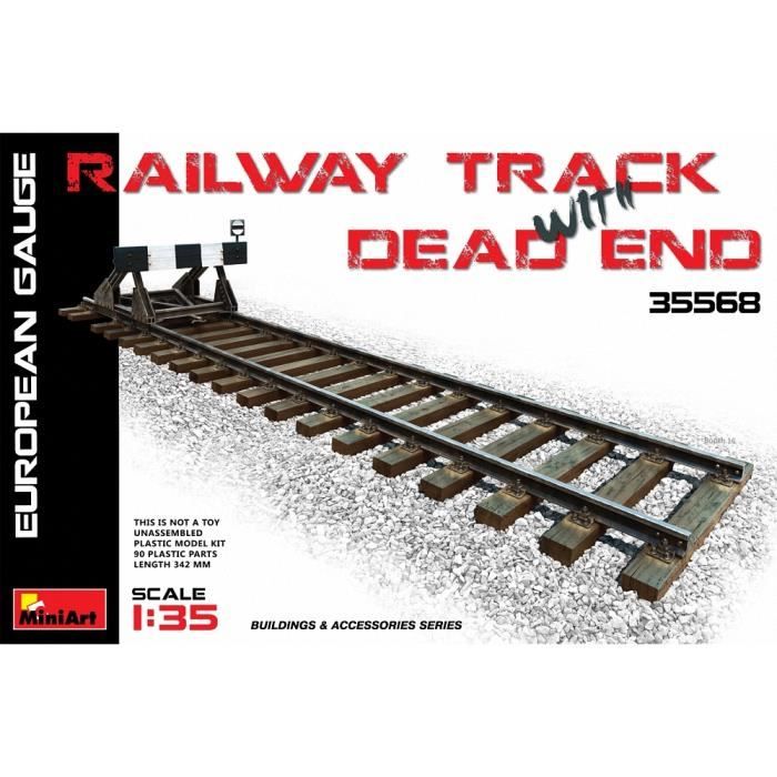 (MIN35568) - Miniart 1:35 - Railway Track & Dead End European Gauge ...