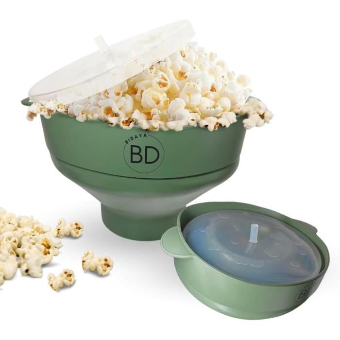 Bol À Pop-Corn En Silicone Pour Préparer Du Popcorn Au Micro-Ondes ...