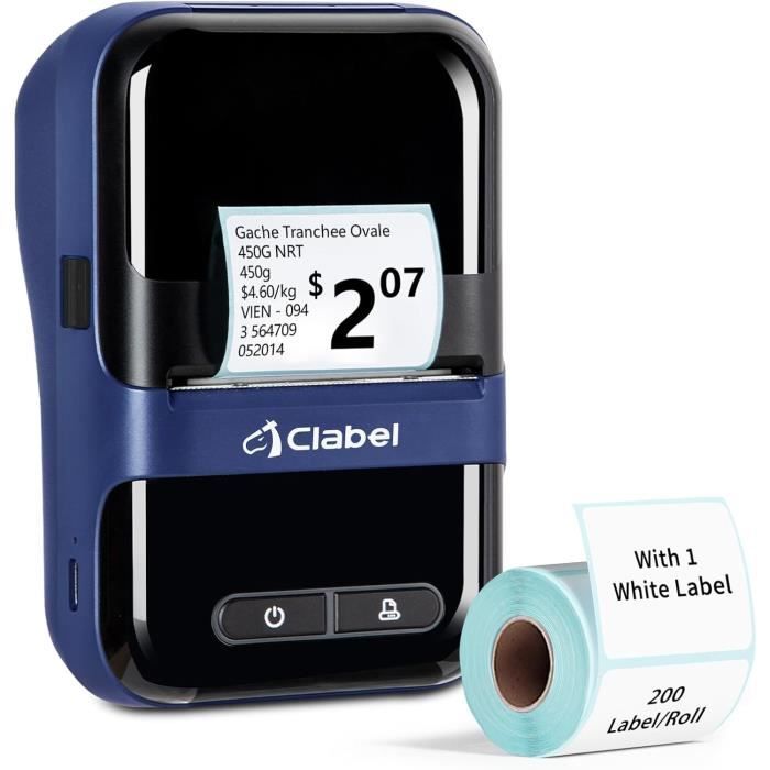 Imprimante Etiquette Autocollantes Thermique, 230B 300 Dpi Mini ...