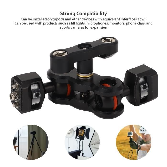 XIJ Bras magique avec deux rotules Bras Magique avec Double Tête ...