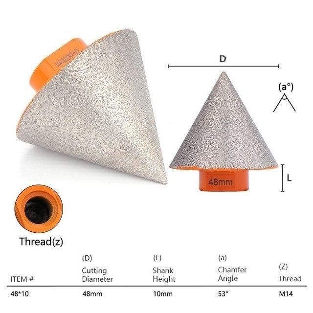 Mèches De Chanfrein Diamant Dia20-75mm pour Coupe-carrelage et Marbre ...