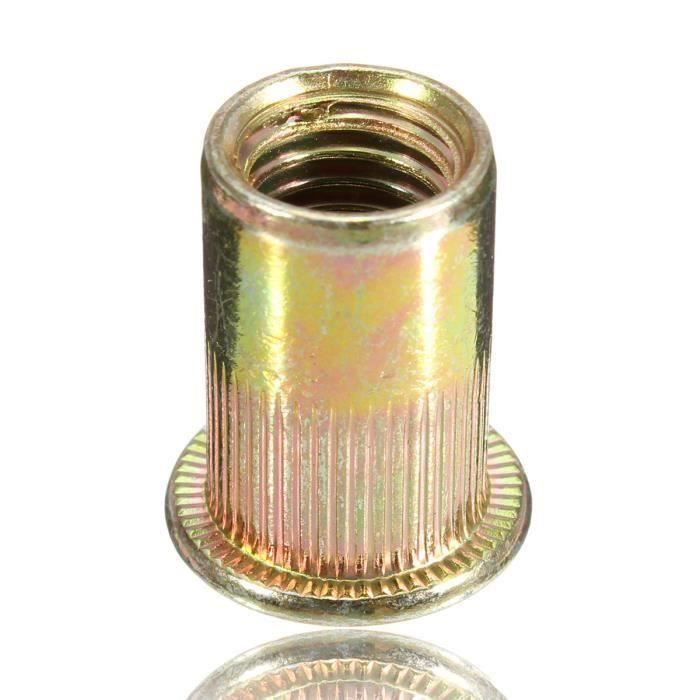 Ecrou Rivetage Rivet Nut Steel Filetés Acier Insert M3 M4 M5 M6 M8 M10 ...