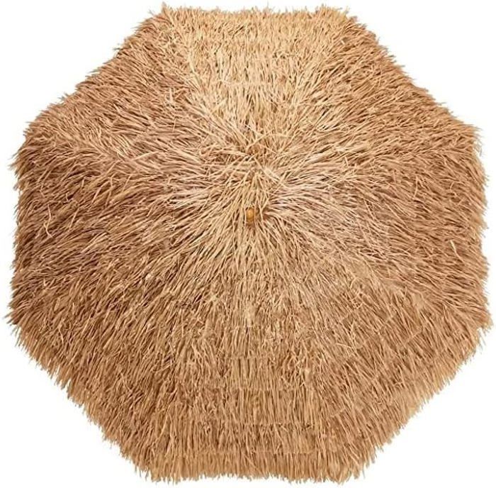 Parasol de jardin/plage Hawaii 200cm tiges en fibre de verre,tissu ...