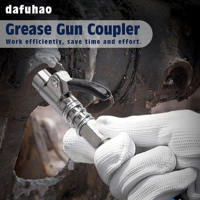 Raccord de Pistolet à Graisse Coupleur pour Pompe à Graisse Embout ...