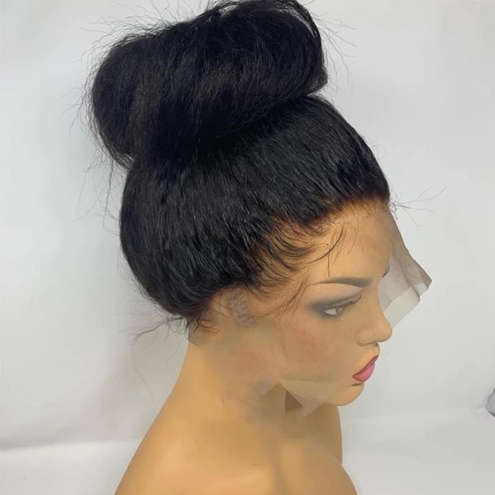 Couleur orange yaki 1.8 14pouces-Perruque Lace Front Wig Yaki ...
