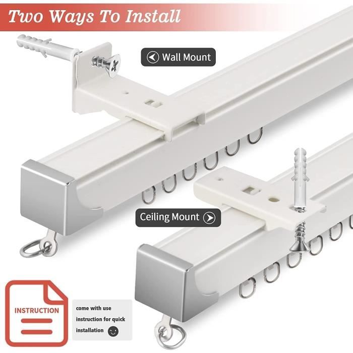Rail De Rideau De Plafond (0,9 À 2,7 M) - Système De Rail De Rideau ...