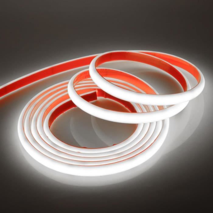 12V Cob Ruban Led, Ip68 Étanche, 320Leds-M Super Lumineux Bandeau ...