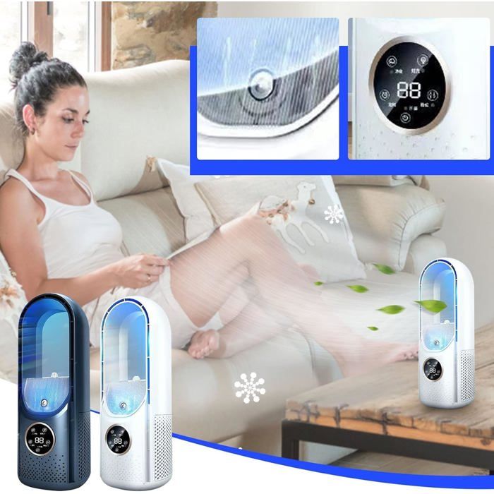 Ventilateur sans pales - HOUSE OF HARLOW 1960 - Portable - 6 vitesses ...