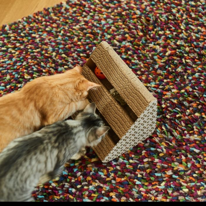 Grattoir pour Chat - NIKCORP - Triangle - 27.3x17.5x17.5 cm - Carton ...